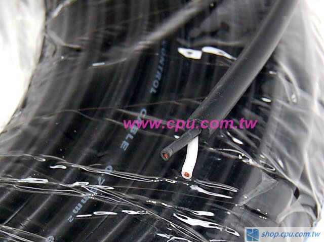 TFA050002 (PCV細0.75MM*2C) 0.5mm² 2C控制電纜線600V(100M/捲) | 廣華電子
