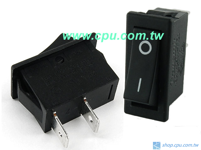 TR2611C-11F1 (TR26-11C-11F1) 台製2P2段 全黑 大洛可開關(無燈) | 廣華電子