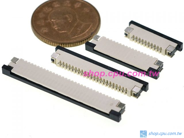 FPC1.0-30PS (0270-30-1) 30P上接單面接點軟排線連接器(1.0mm,10入) | 廣華電子