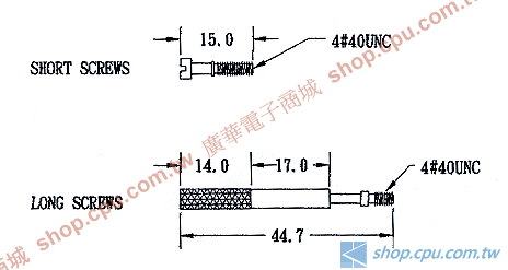 D37K-L (QH00D37) D型37P 膠殼外蓋(附長螺絲)-適用雙排37P、三排62P | 廣華電子