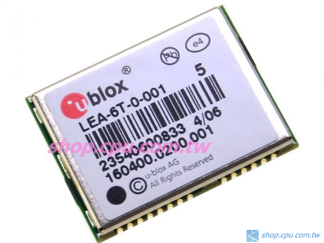 LEA-6T (LEA-6T-0-000) 高精度 50通道 6個接收機 GPS模組 | 廣華電子