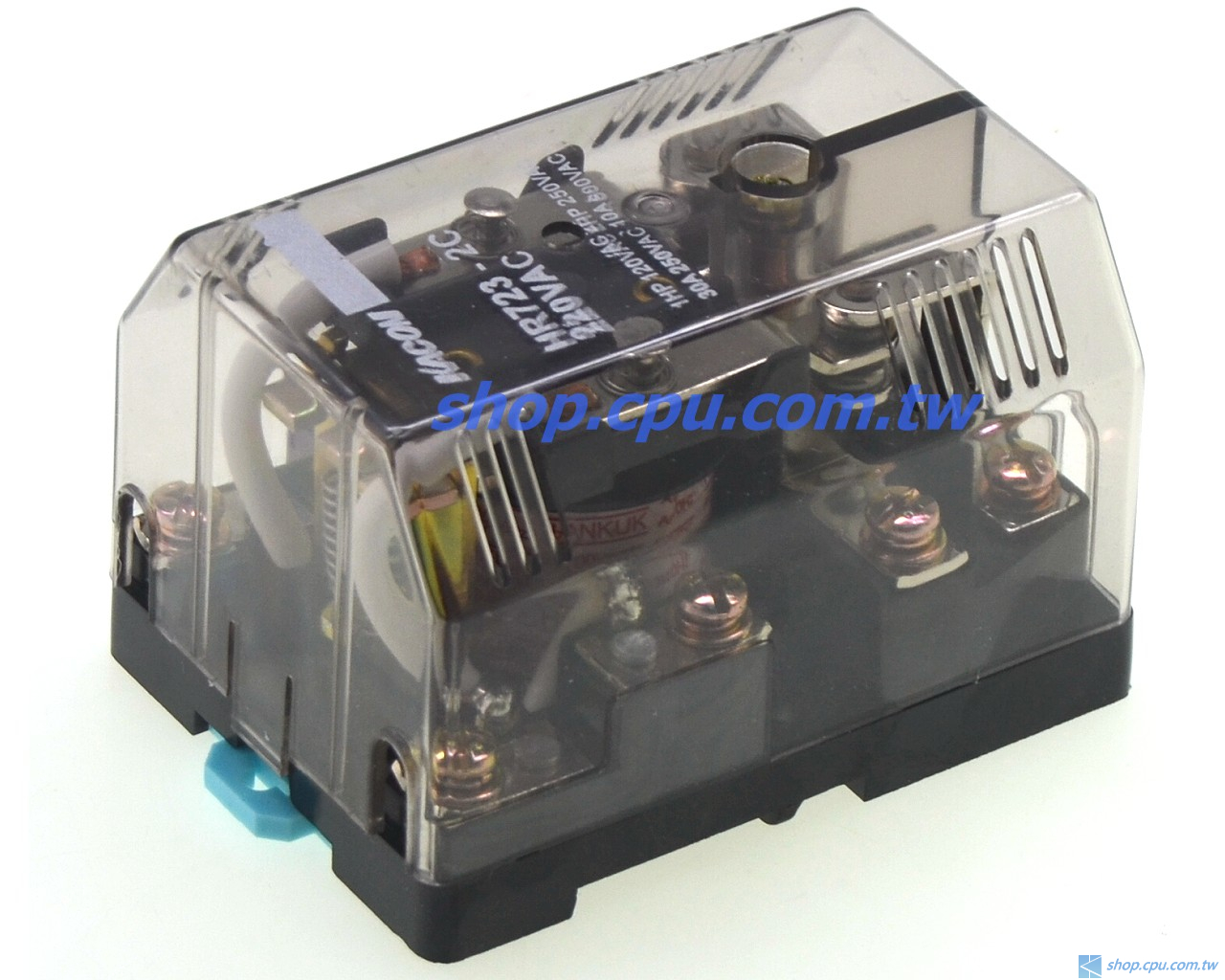 HR723-2C-DC24 (HR723-2C-DC024) 韓製2P 30A 2c DC24V繼電器 | 廣華電子