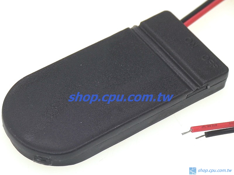 HQT-B0028 (B0028) CR2032/CR2025/CR2016二顆並排並聯電池盒(附蓋/開關) | 廣華電子