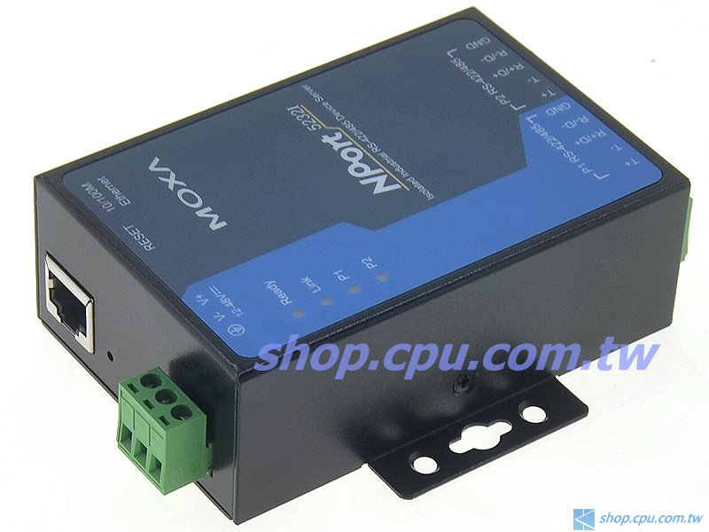 NP-5232I (NPort 5232I) 2埠RS-422/485光電隔離串列連網伺服器(附全電壓變壓器) | 廣華電子