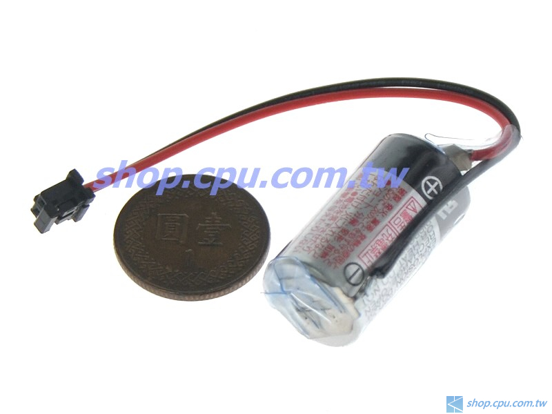 BT-ER3V (ER3V) Toshiba 東芝 ER3VM 3.6V 1000mAH鋰電池+2P線 | 廣華電子