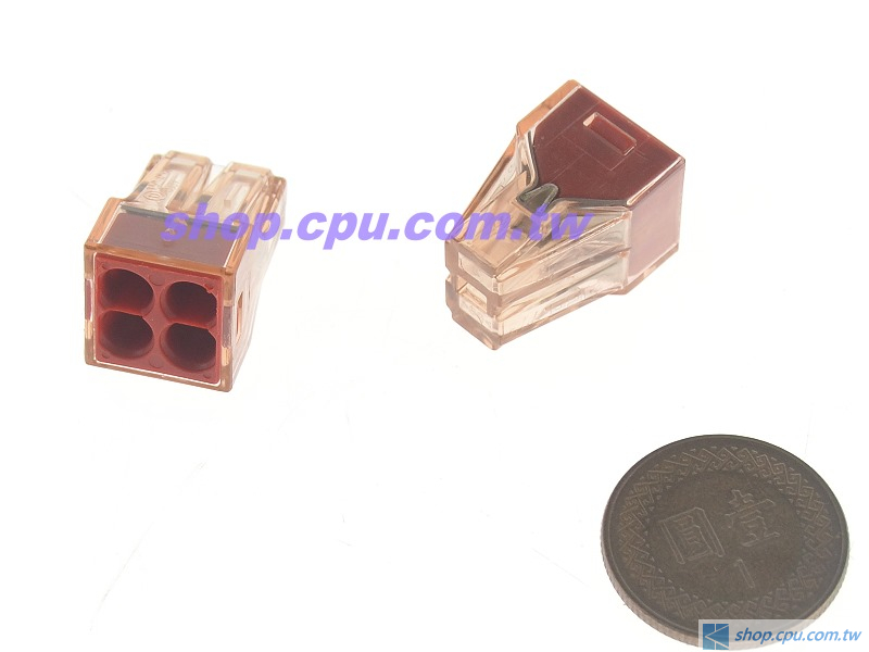 WAGO773-604 (773-604) 德國1.5~4mm²4P插線式大功率快速接頭 | 廣華電子