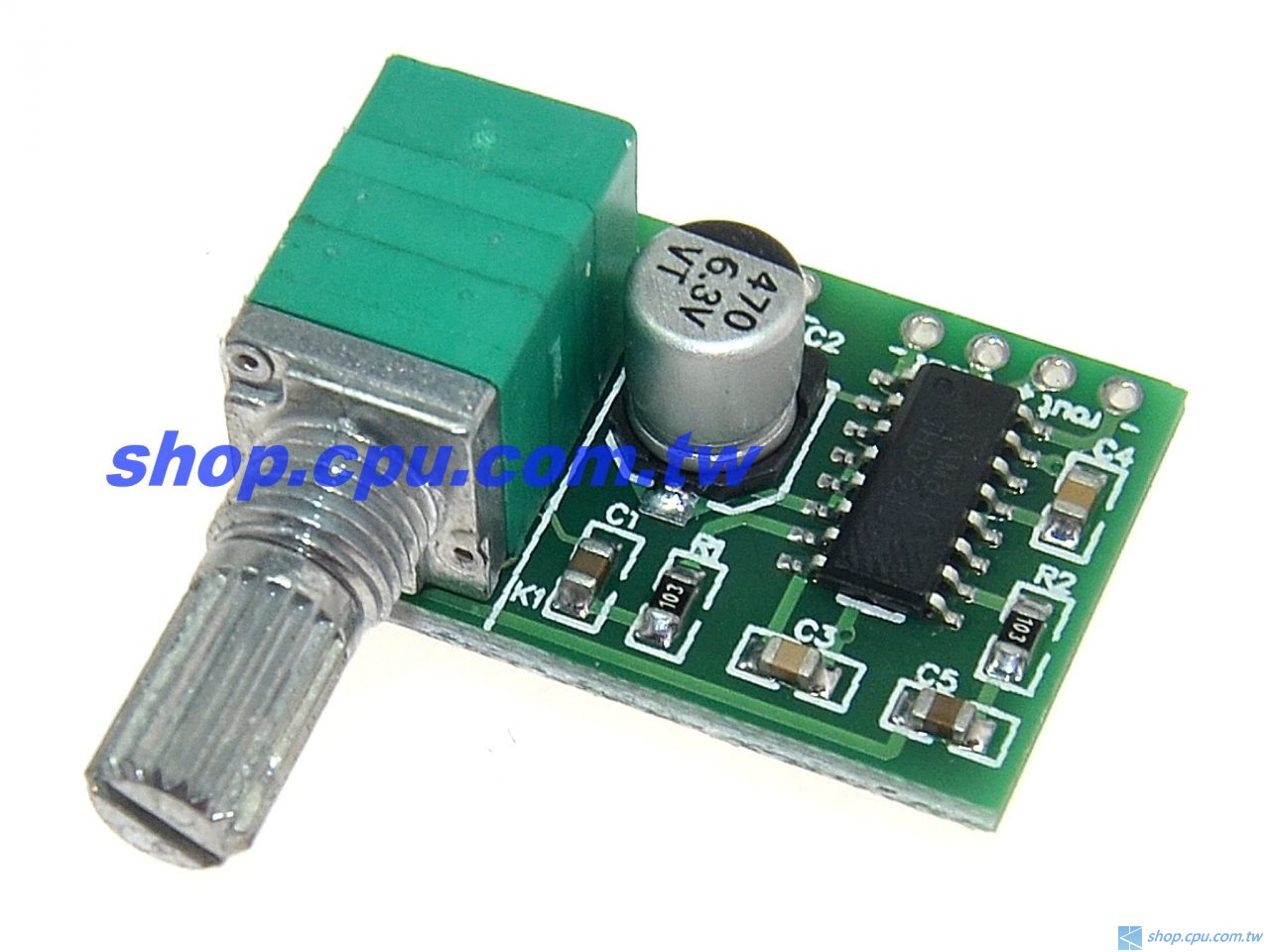 GF-1002 (GF1002) DC5V 3W+3W數位功率音效放大器 | 廣華電子