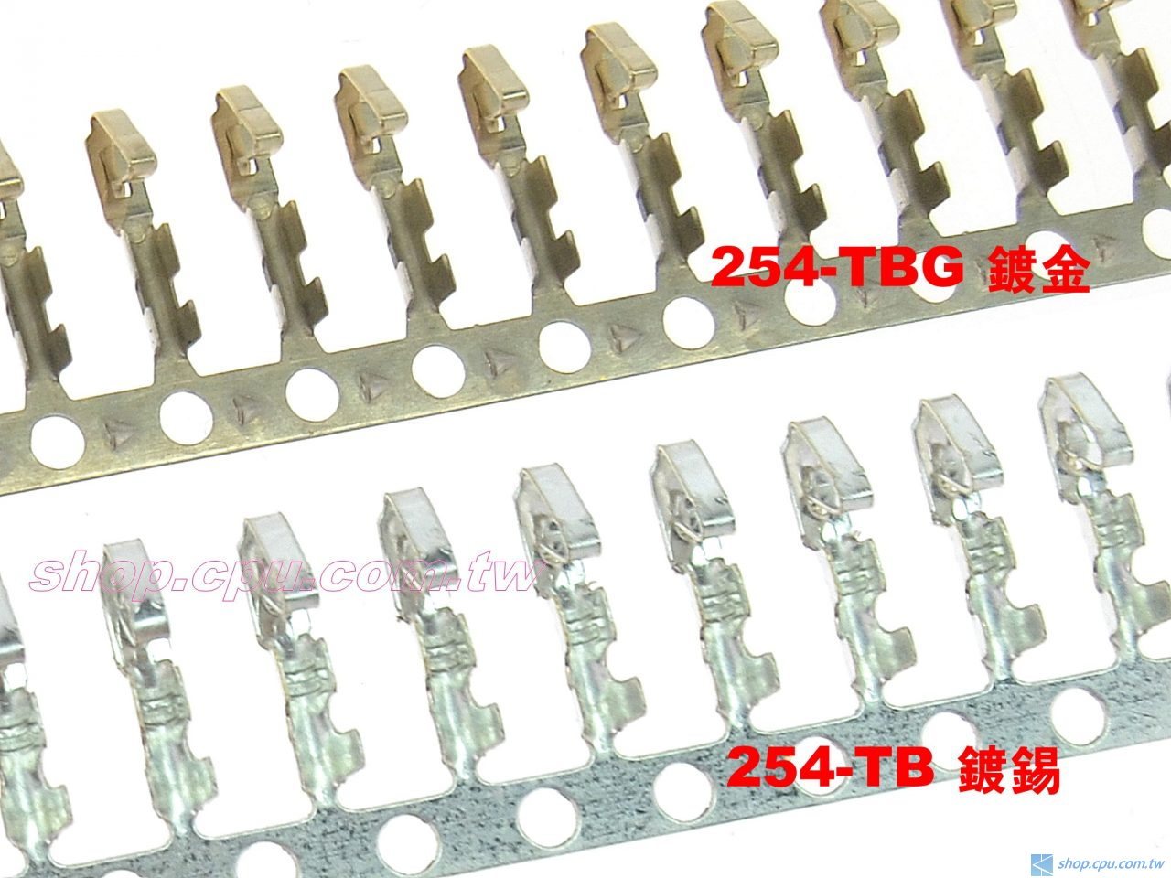 254-TBG (MOLEX2.54-TER) 2.54mm連續鍍金端子J2411BS(A2543) | 廣華電子