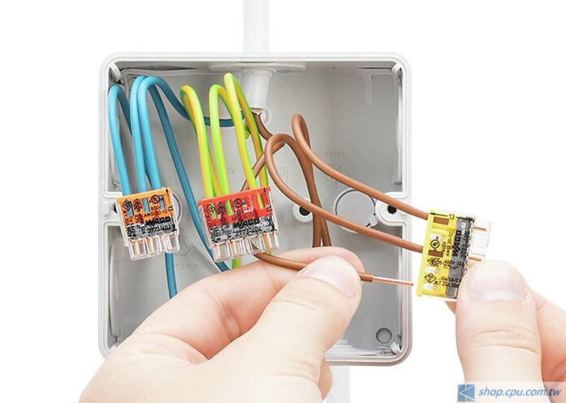 WAGO2773-403 (2773-403) 德國0.75-4mm²3P插線式快速接頭 | 廣華電子