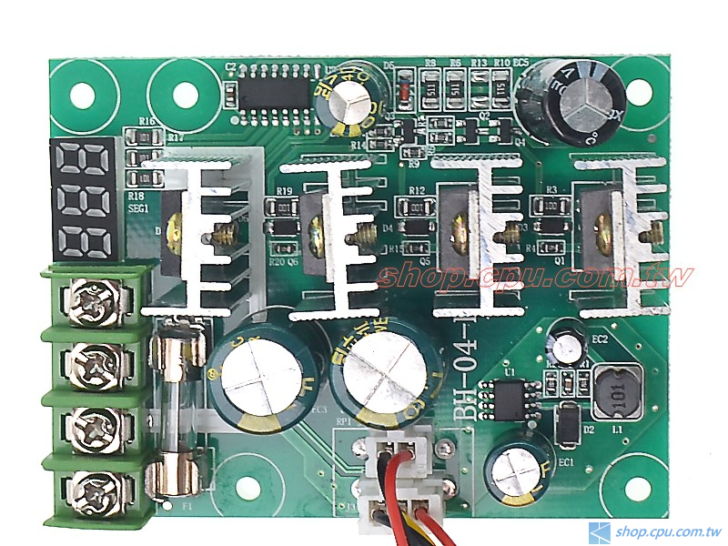 PWM-30A-B 6-60V 30A PWM直流馬達調速器-改進版 | 廣華電子