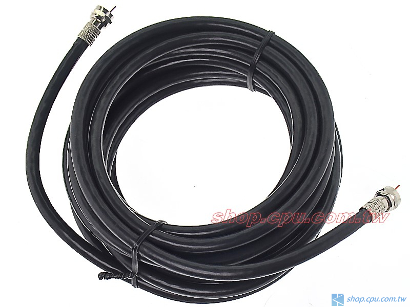 5C2V-05MB (JG02(K5C-5MF)) 5C2V 5M電視信號連接線+F 快速接頭 (雙頭) | 廣華電子