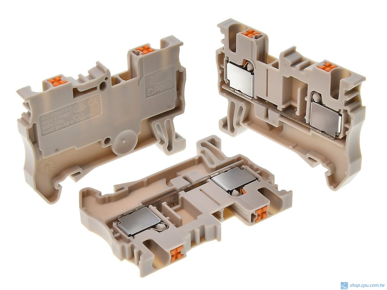 DP4 DINKLE町洋 600V/30A直插彈片端子台 | 廣華電子