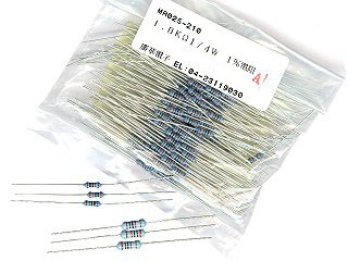 MR025-116 (MR-025) 160Ω 1/4W 1%臥式精密電阻 | 廣華電子