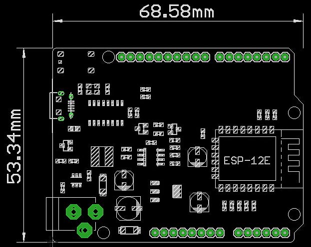 ADIO-UNO-WEMOS (D1) Micro USB WIFI Arduino開發板WeMos (ESP8266EX) | 廣華電子