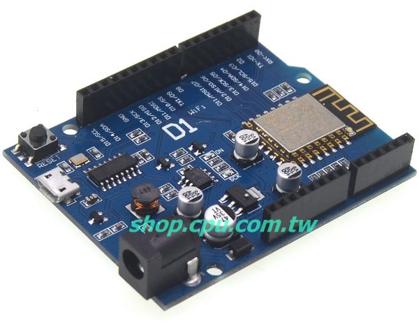 ADIO-UNO-WEMOS (D1) Micro USB WIFI Arduino開發板WeMos (ESP8266EX) | 廣華電子