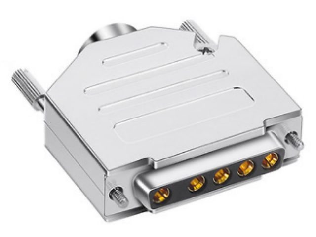 DB5W5-20S+C 5W5 20A 金屬殼5P大電流D型母頭 | 廣華電子