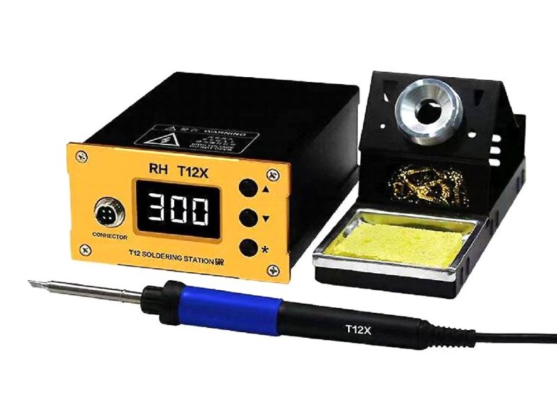 RH-T12X AC110~220V 72W 150~480°C數位調溫電烙鐵 | 廣華電子